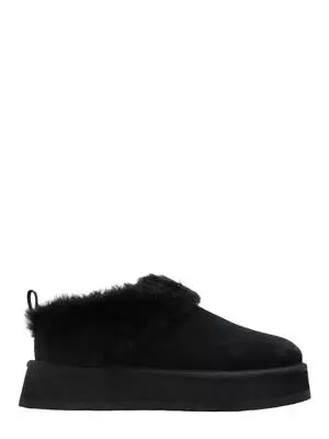 UGG Tazzelle Shearling-trim Ankle Boots - Black