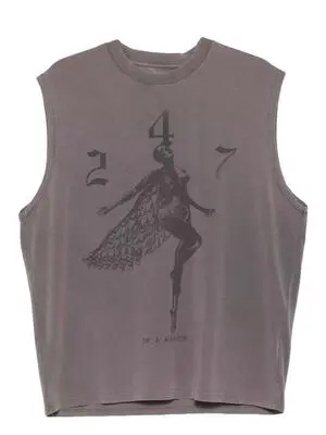 REPRESENT Graphic-print Tank Top - Grey