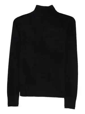 Seventy High-neck Fine-knit Sweater - Blue