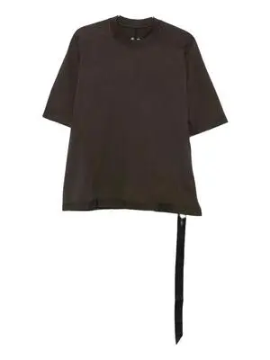 Rick Owens Exposed-seam T-shirt - Brown