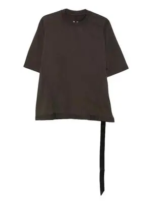 Rick Owens Exposed-seam T-shirt - Brown