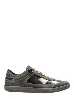 DIESEL® S-d-coffee Panelled Leather Sneakers - Black