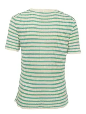 Dior Riviera Striped Cotton Sweater - Neutrals