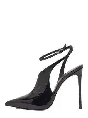 LE SILLA Futura Ankle Wrap Pumps - Black