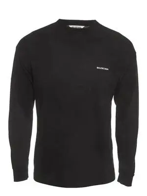 BALENCIAGA Logo-print Crew-neck T-shirt