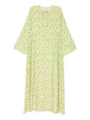 BAMBAH Floral Print Maxi Dress - Green