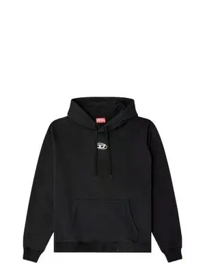 DIESEL® S-norm Logo-print Hoodie - Black