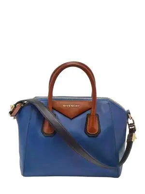 Givenchy Antigona Leather Satchel Bag Blue