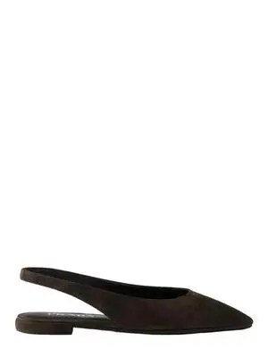 PRADA Prada Suede Slingback Ballerinas