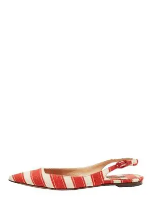 DOLCE & GABBANA Dolce & Gabbana Pointed-Toe Slingback Flat Pumps