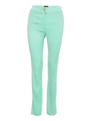 Roberto Cavalli Straight-fit Stretch-crepe Trousers - Green