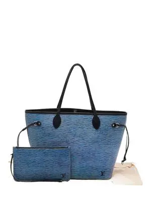 LOUIS VUITTON Neverfull Epi Leather Tote Bag - Blue