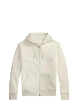 Polo Ralph Lauren Zip-up Drawstring Hoodie - Neutrals