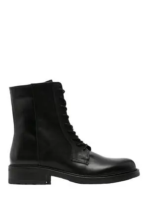 SERGIO MORETTI FIRENZE Lace-up Ankle Boots - Black