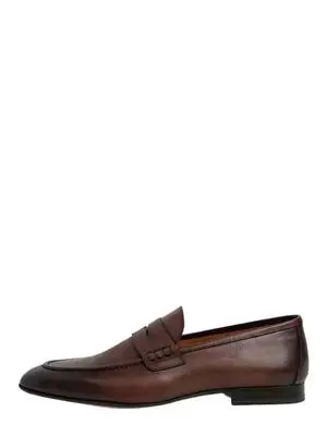 HACKETT LONDON Regal Saddle Leather Loafers