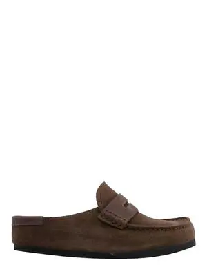 BIRKENSTOCK Naples Wrapped Mixed Leather Loafers