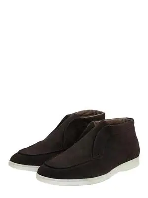 HACKETT LONDON Hackett London Almond Toe Suede Boots