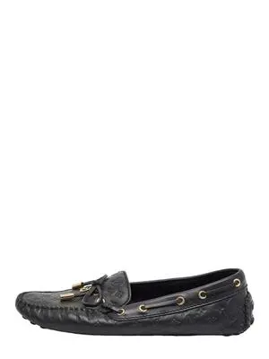 LOUIS VUITTON Gloria Monogram Loafers - Black