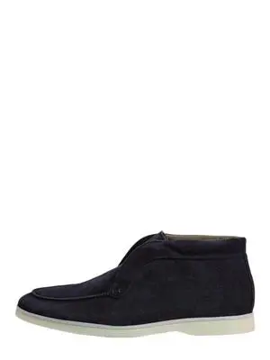 HACKETT LONDON Suede Almond Toe Boots - Blue