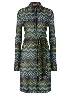 Missoni Midi Shirt Dress - Green