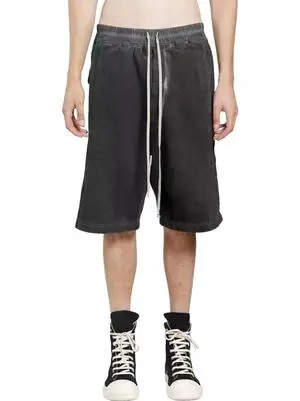 Rick Owens Drawstring Waist Shorts - Black