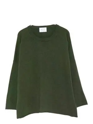 BEYOU Round-neck Drop-shoulder Sweater