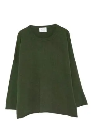 BEYOU BeYou Round Neck Drop Shoulder Sweater