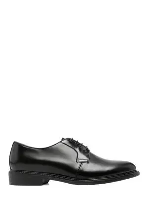 NEROGIARDINI Diana Leather Derby Shoes - Black