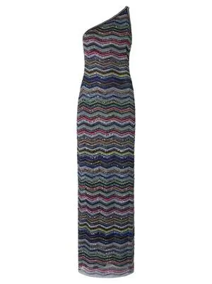 MISSONI Missoni One-Shoulder Sequin Maxi Dress