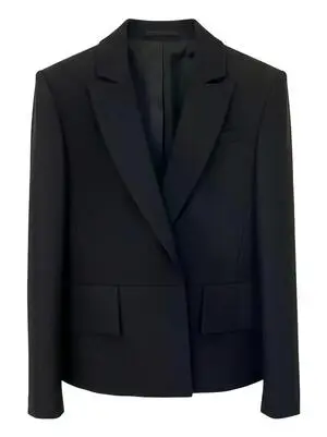Valentino Garavani Single-breasted Flap-pocket Blazer - Black