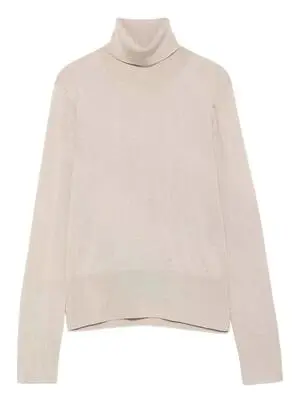 Alpha Studio Roll-neck Sweater - Neutrals