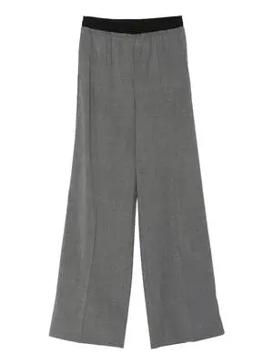 ALPHA STUDIO ALPHA STUDIO Elasticated Waistband Wide Leg Trousers