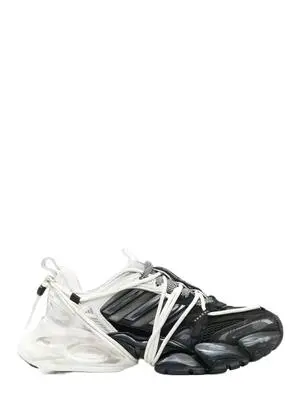 Adidas Panelled Lace-up Sneakers - Black