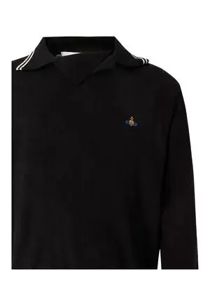 VIVIENNE WESTWOOD Doubletake Polo-collar Sweater - Black