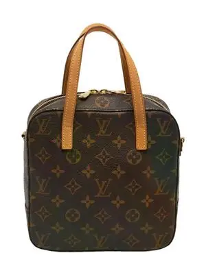 LOUIS VUITTON 2003 Monogram Spontini Tote Bag - Brown