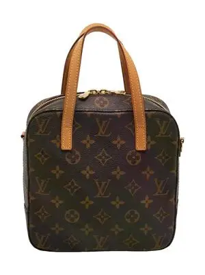 LOUIS VUITTON 2003 Monogram Spontini Tote Bag - Brown