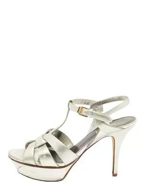 SAINT LAURENT Saint Laurent Tribute Platform Sandals