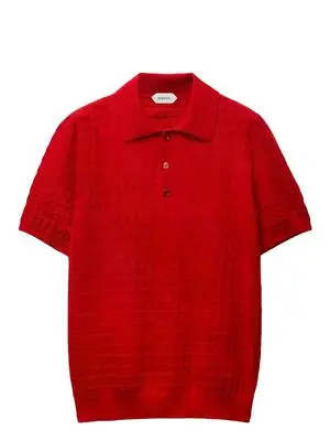 VERSACE Wool Knit Polo