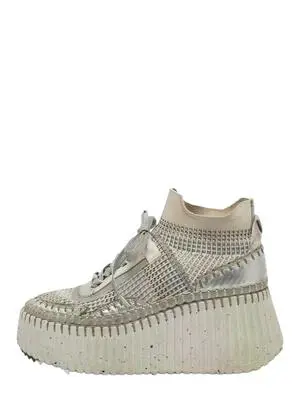 CHLOÉ Chloé Nama Platform Low-Top Sneakers