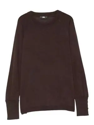 ALPHA STUDIO ALPHA STUDIO Button-Cuff Fine Knit Sweater