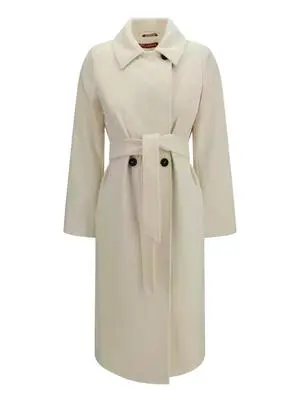 Max Mara Belted Wool Coat - Neutrals