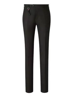 Marco Pescarolo Tailored Trousers With Detachable Logo Charm - Grey