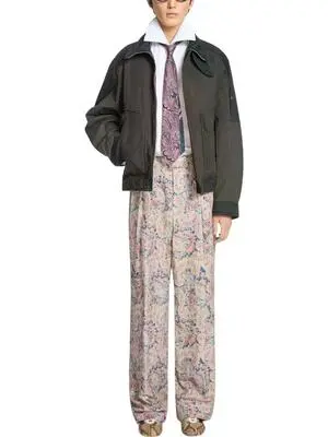 Dries Van Noten Overdyed Cotton Jacket - Grey