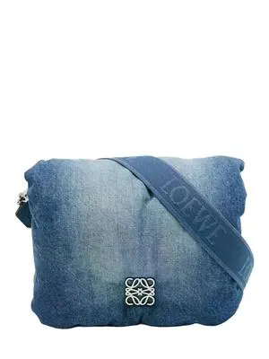Loewe Goya Puffer Shoulder Bag - Blue