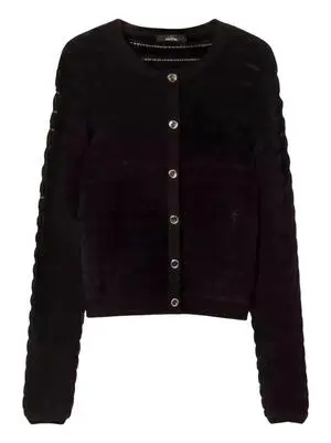 TWINSET Knitted Jacket With Gold-tone Buttons - Black
