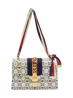 Gucci Small Sylvie Shoulder Bag - Neutrals