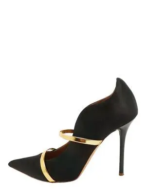 MALONE SOULIERS Maureen Curved-strap Pumps - Black