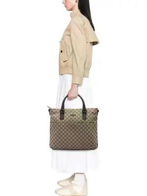 Gucci 2000-2015 Gg Canvas Satchel - Neutrals
