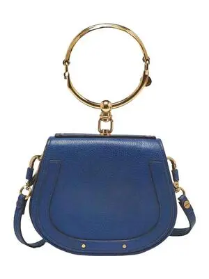 Chloé Chloé Small Nile Bracelet Shoulder Bag Blue