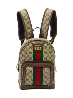 Gucci Ophidia Gg Supreme Backpack - Neutrals